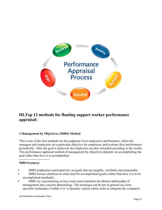Floating support worker performance appraisal | PDF