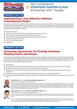 4th Annual Floating Terminals 2014 | PDF | Cruises | Travel Type