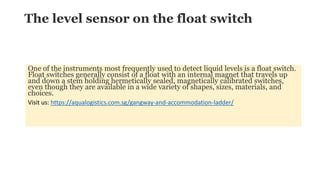 Float Level Switches and Marine Windows.pptx