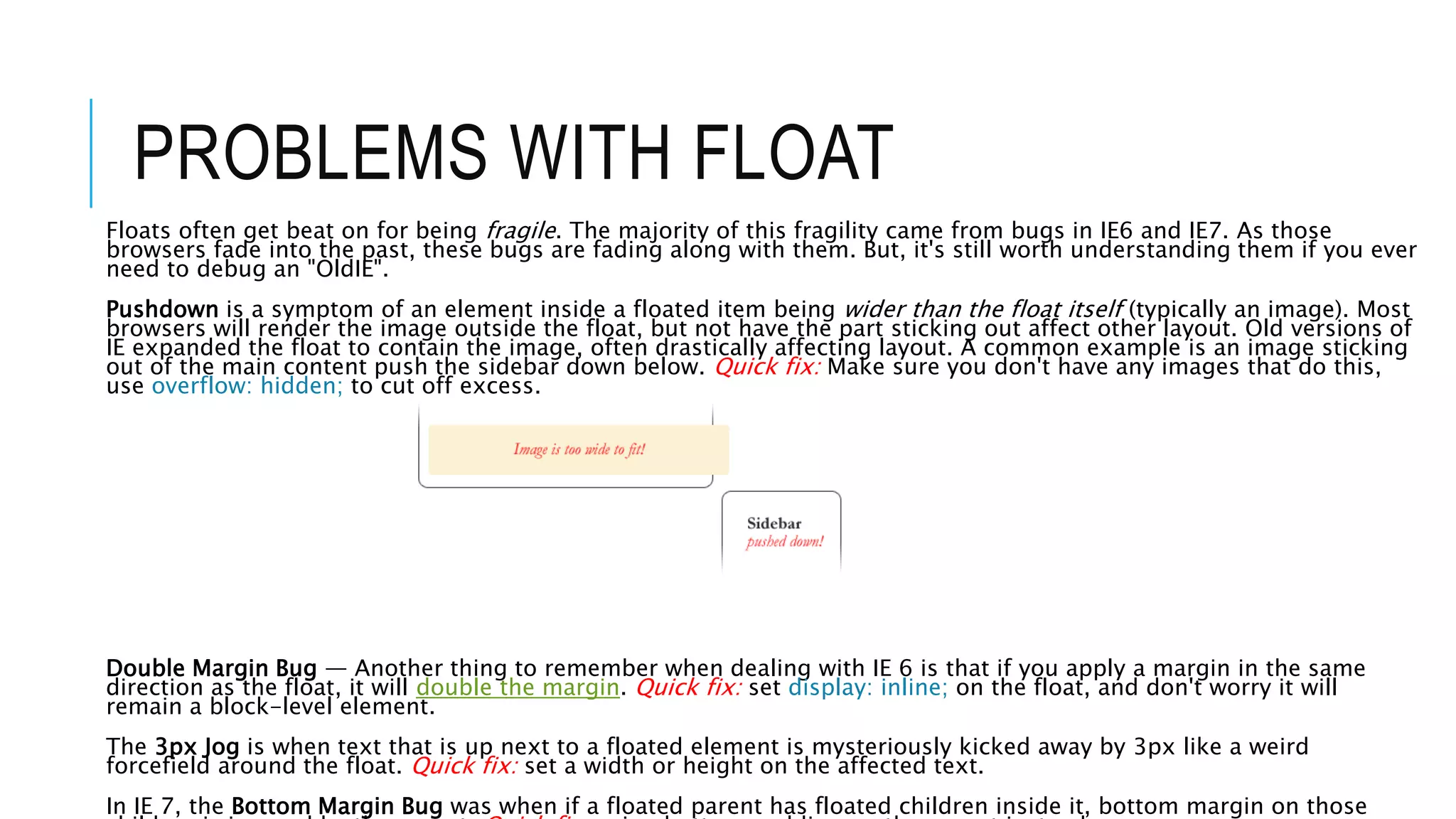 Floats | PPT