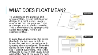 Floats | PPT