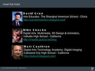 Adobe Education Exchange Spotlight : Float! A global collaborative ...