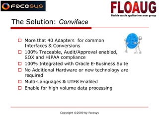 Conviface at OAUG -11i to R12 | PPSX