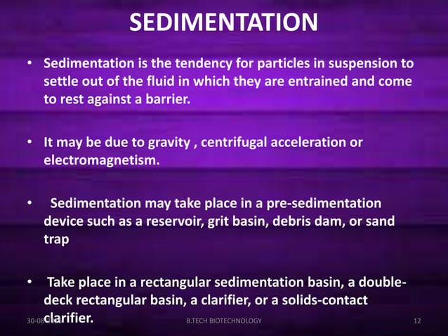 Flocculation & Sedimentation | PPTX | Geology | Science