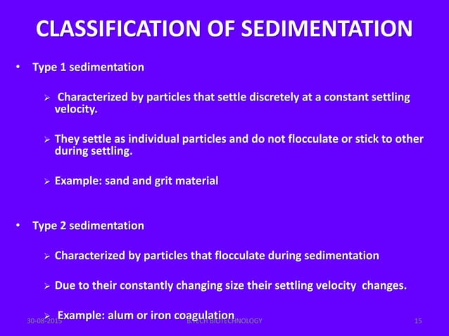 Flocculation & Sedimentation | PPTX | Geology | Science