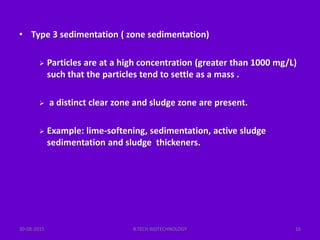 Flocculation & Sedimentation | PPTX