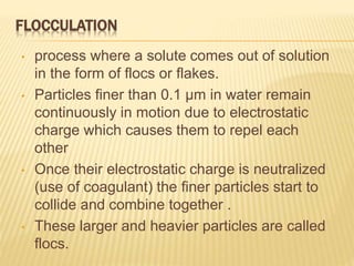 Flocculation | PPTX