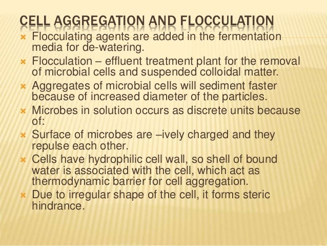 Flocculation