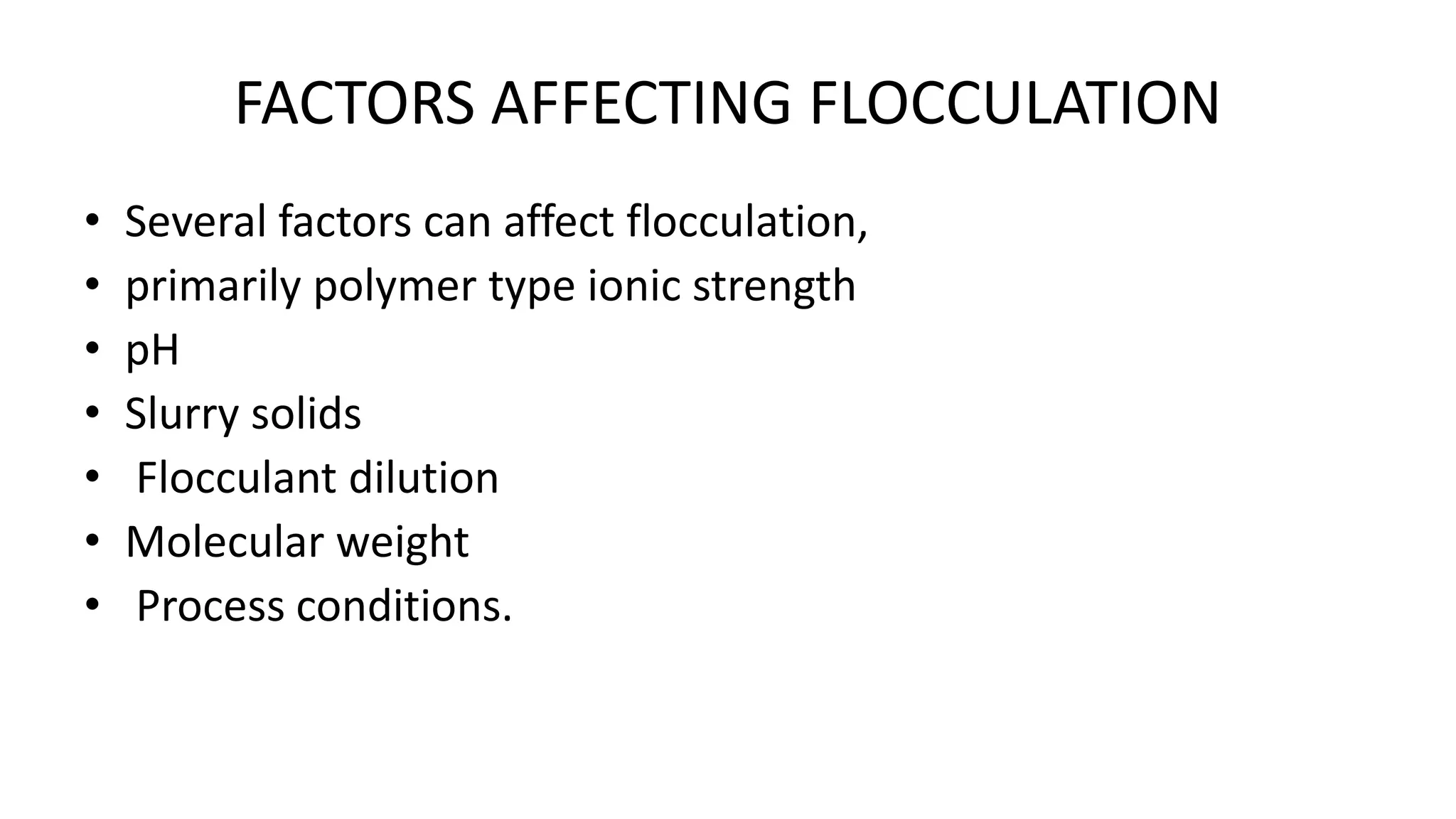 Flocculation | PPTX