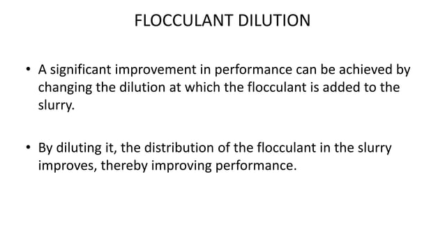 Flocculation | PPTX
