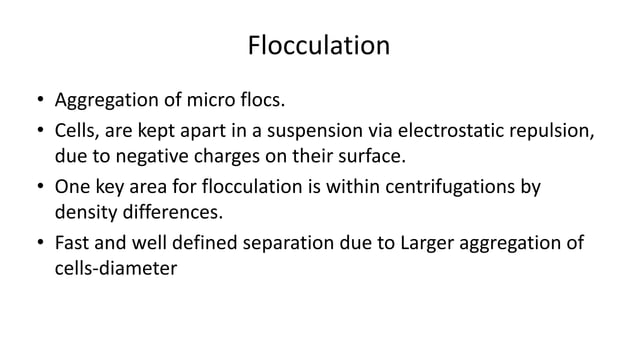 Flocculation | PPTX