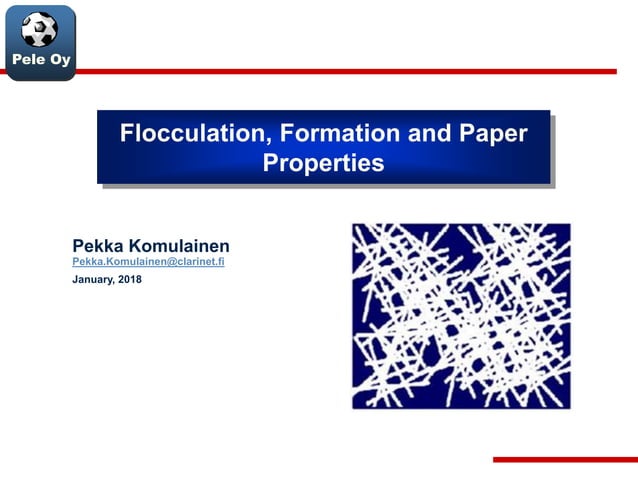 Flocculation and formation in papermaking jan 2018 | PDF