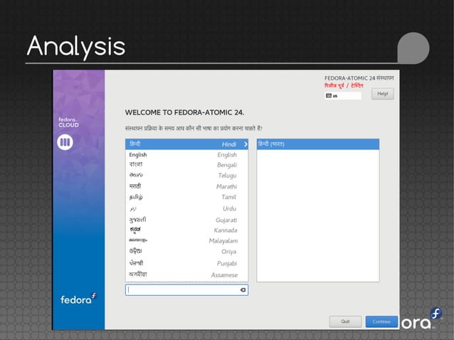 Globalization autdi for Fedora Atomic | PPT