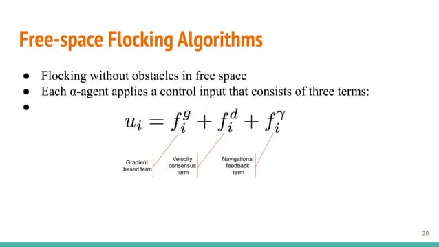 Flocking for multi agent dynamic systems algorithms and theory | PPT