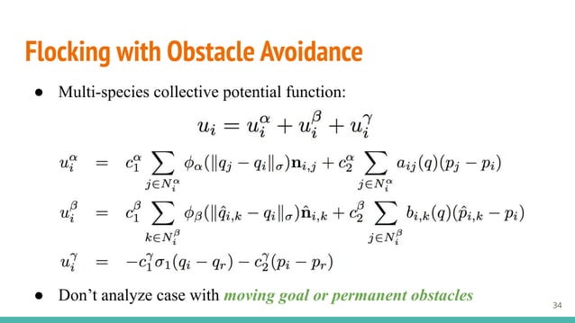 Flocking for multi agent dynamic systems algorithms and theory | PPT