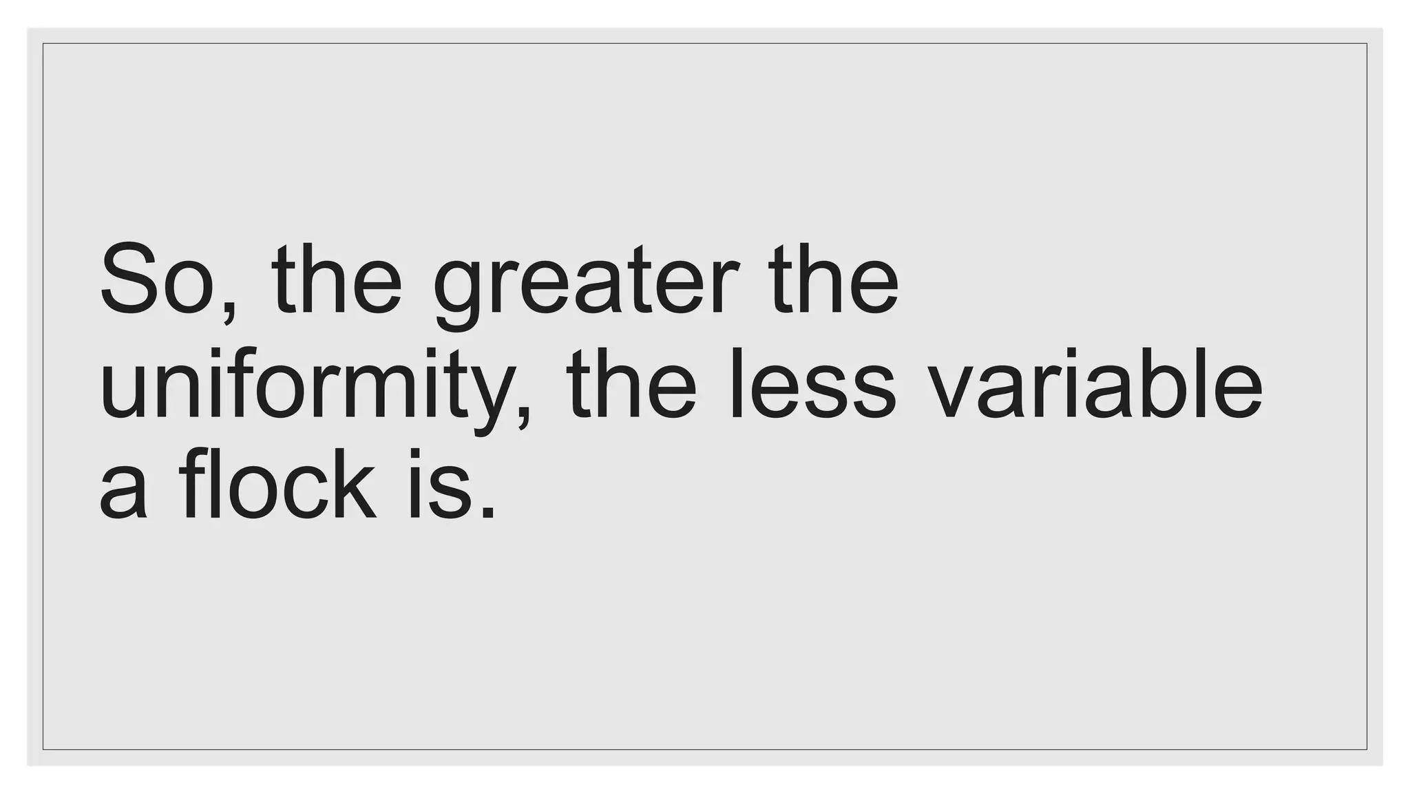 FLOCK UNIFORMITY PPT- POULTRY RAISING ANIMAL PRODUCTION | PPTX
