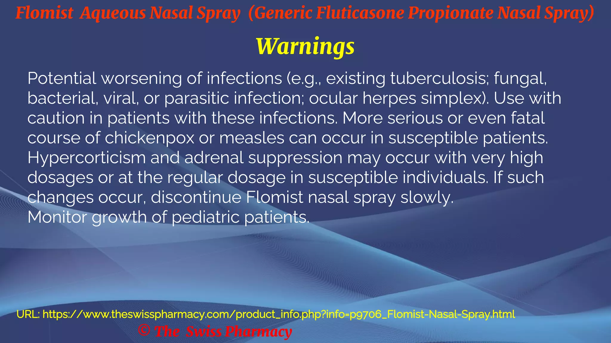Flomist Aqueous Nasal Spray (Generic Fluticasone Propionate Nasal Spray ...