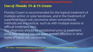 Flonida Cream (Generic Fluorouracil Cream) | PDF