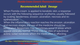 Flonida Cream (Generic Fluorouracil Cream) | PDF