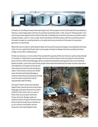 Flood | DOCX