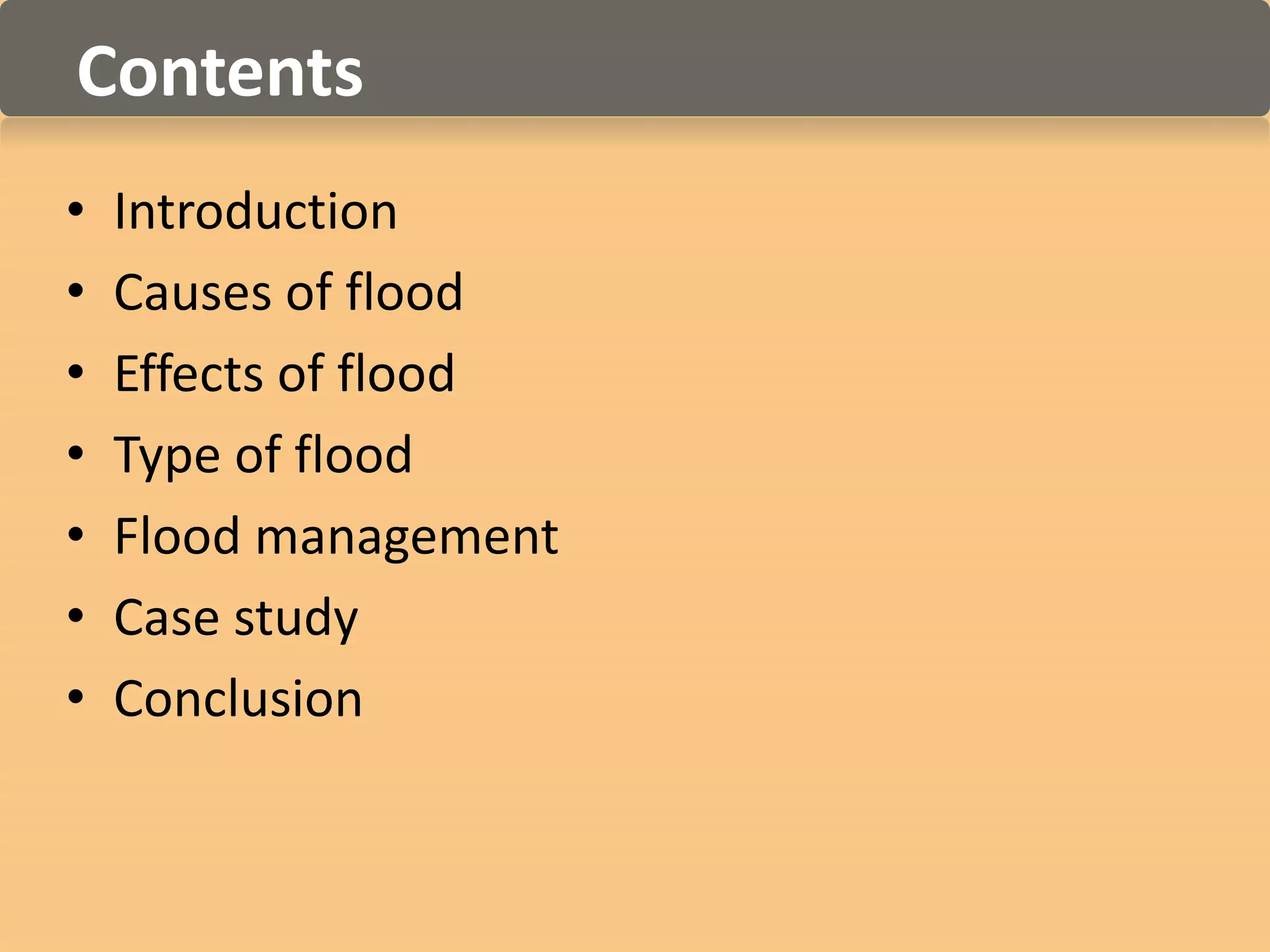 Flood project case study rk | PPTX