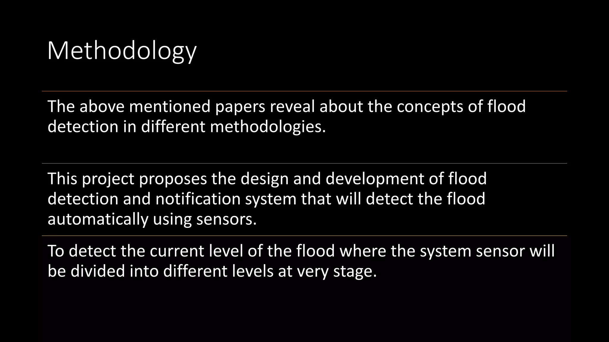 IoT based Flood detection system | PPTX