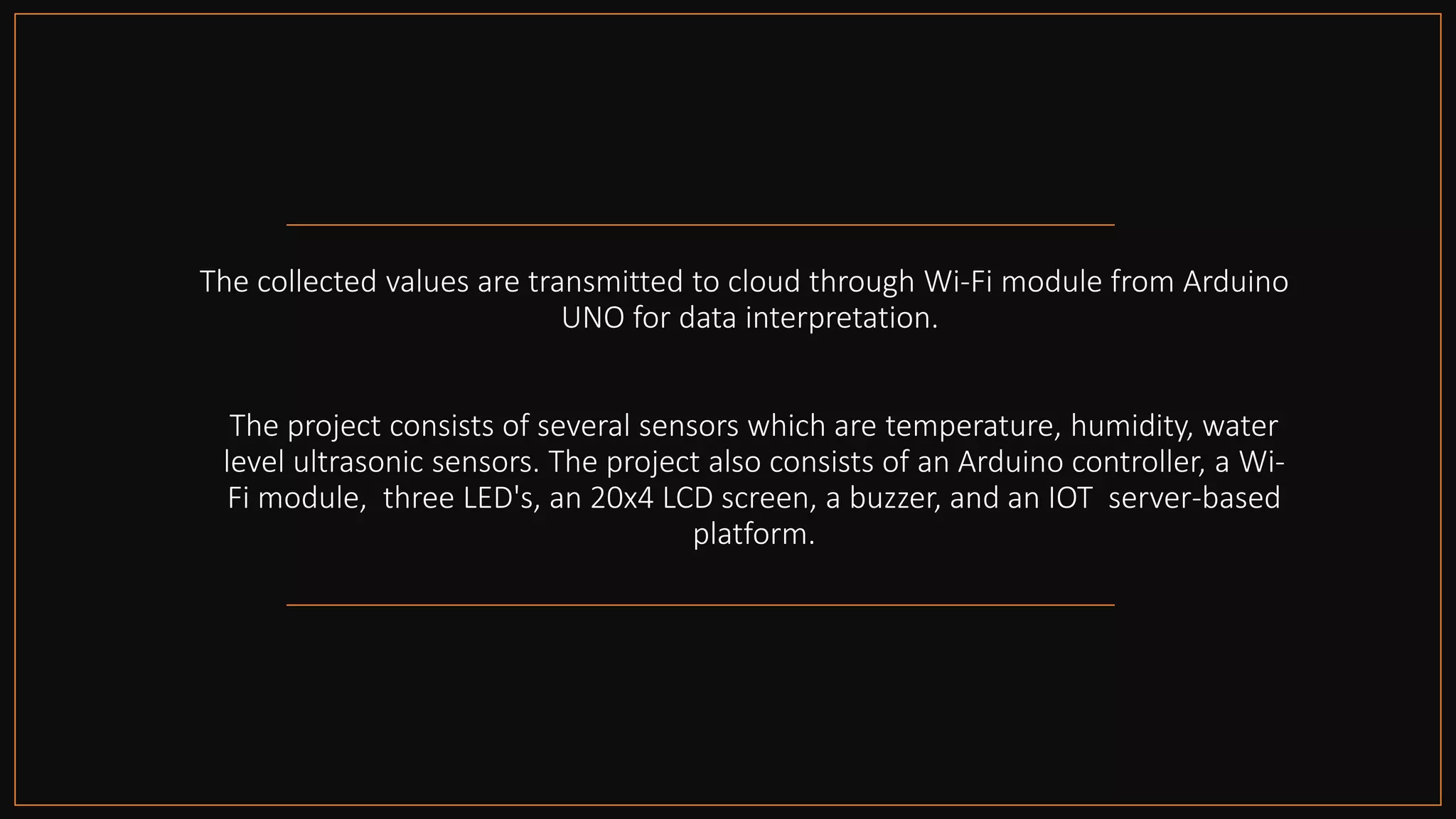 IoT based Flood detection system | PPTX