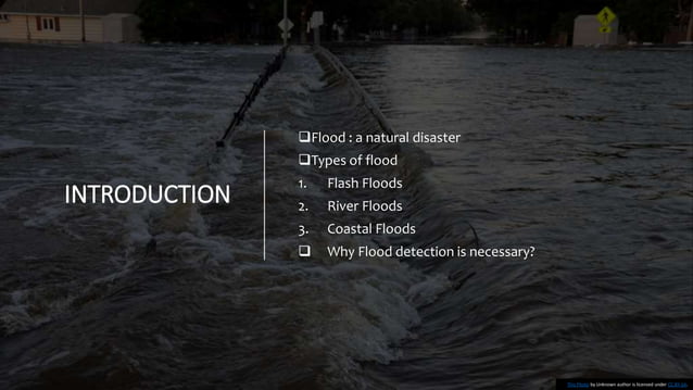 IoT based Flood detection system | PPTX