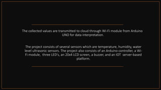 IoT based Flood detection system | PPTX
