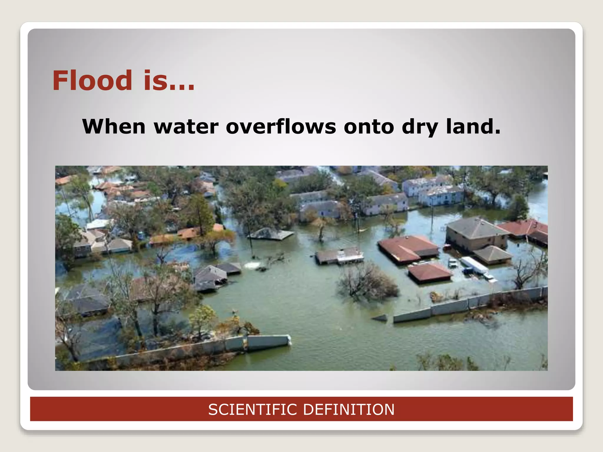 Flood and Flash Flood | PPTX