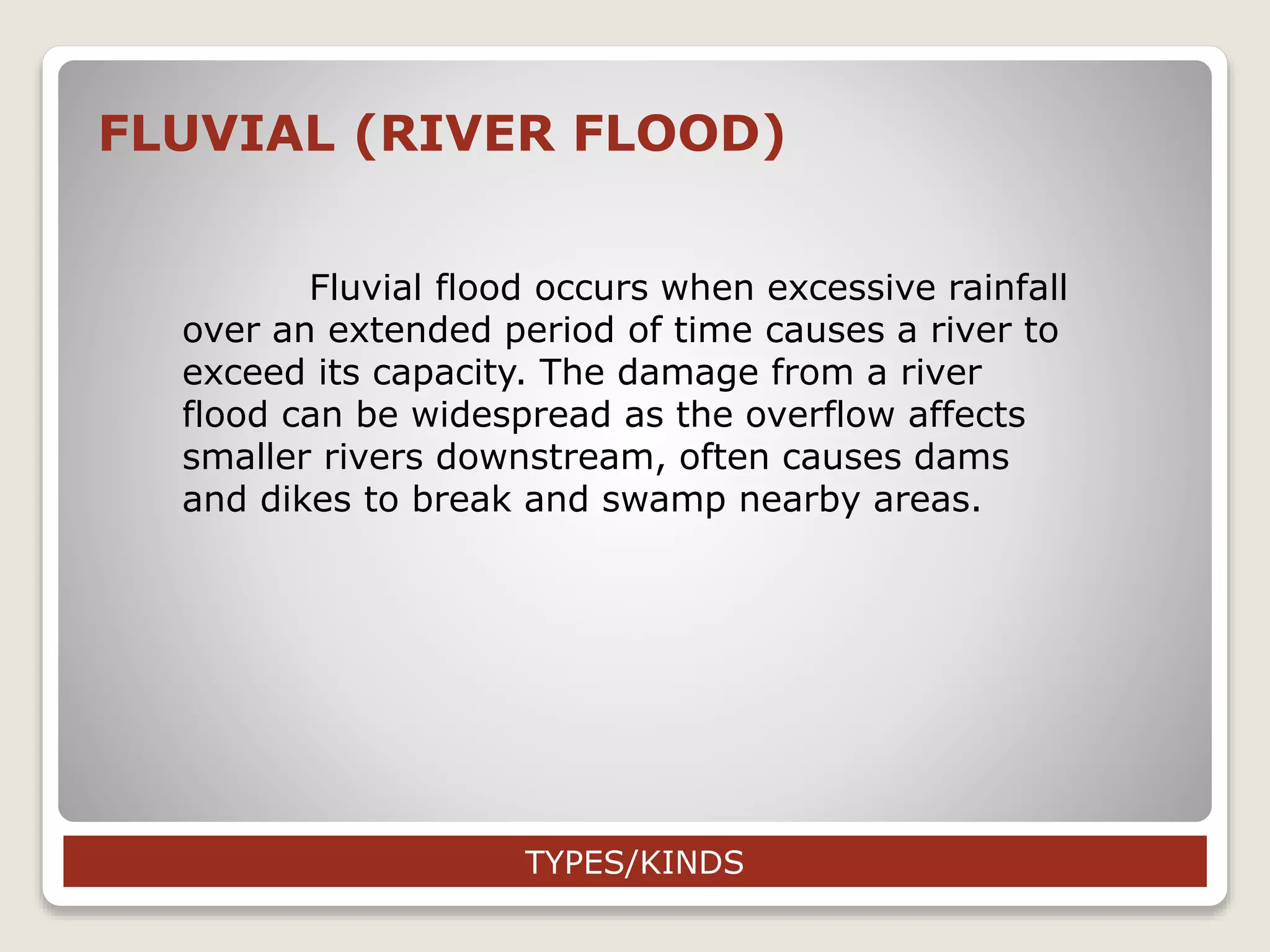 Flood and Flash Flood | PPTX
