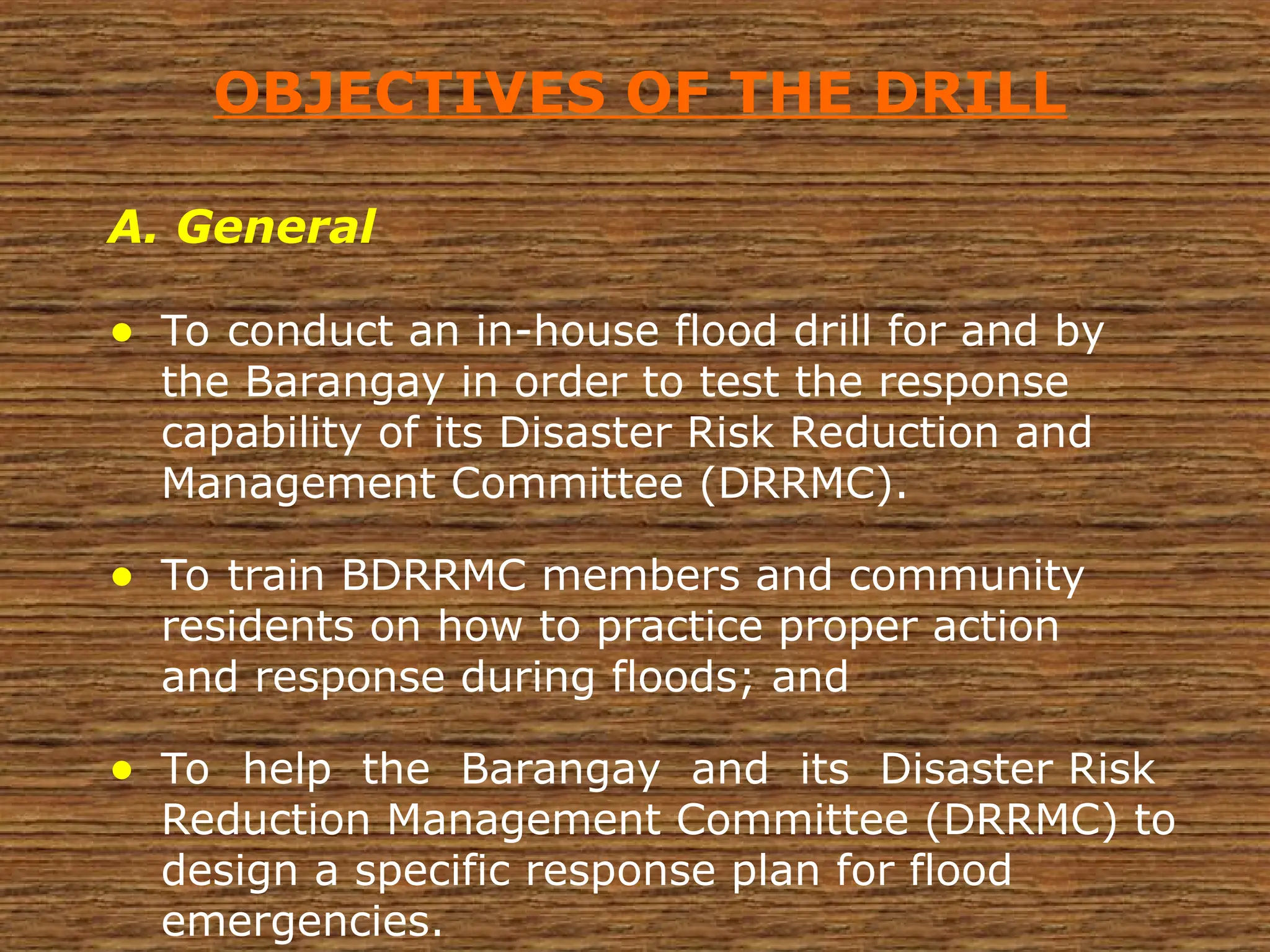 Flood-Drill-Orientation-for-Barangays.ppt