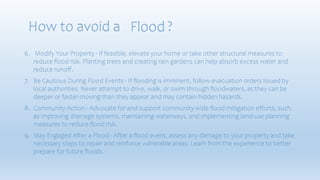 Disaster Management and Risk Reduction: The Flood | PPTX