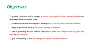 Flood and rainfall predction final | PPTX