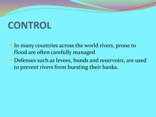 Flood control | PPTX