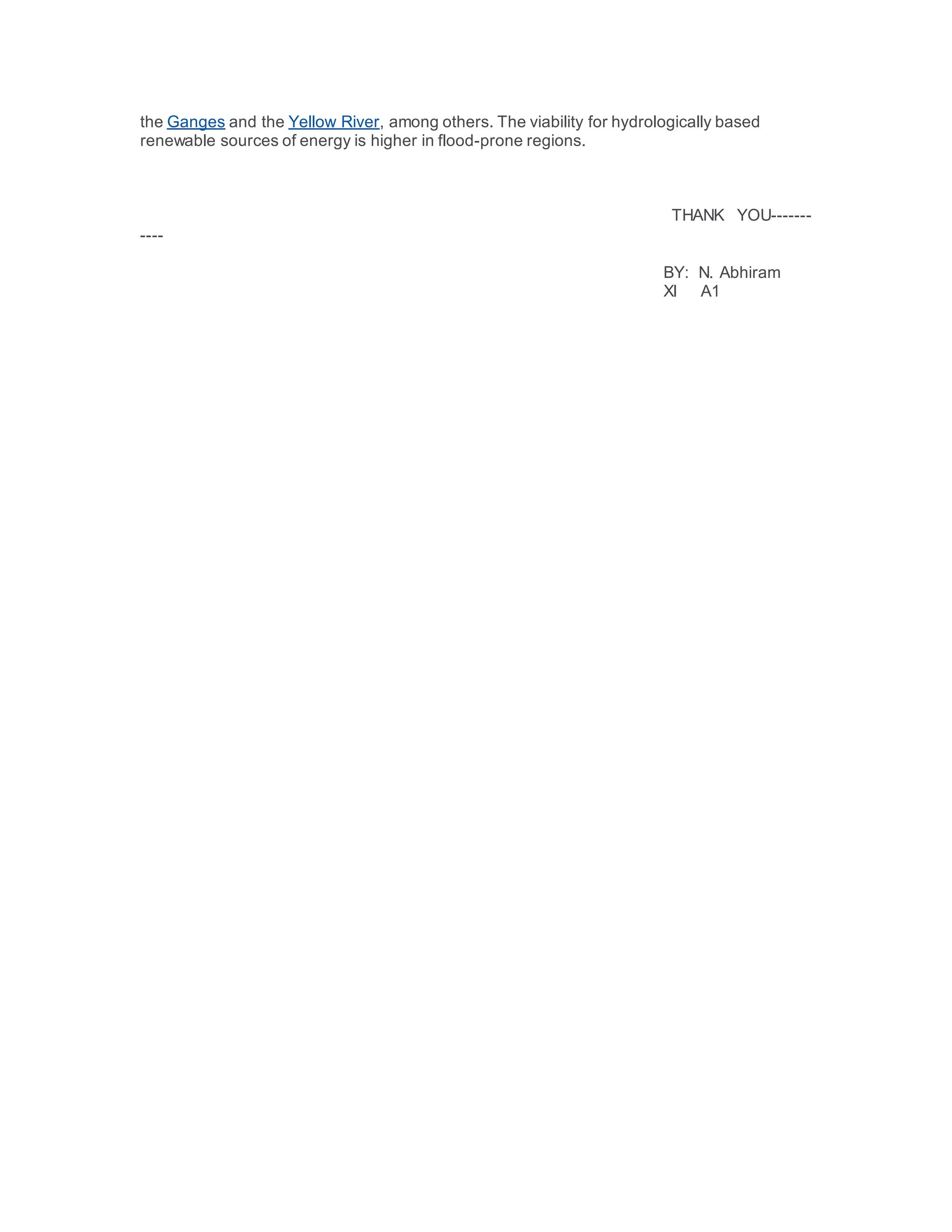 Flood control and disaster management | DOCX