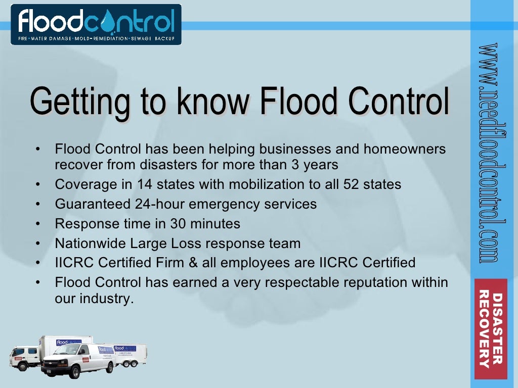 Flood Control Introduction Flood Control Introduction