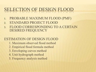 Flood control by Dr Sandeep Yadav | PPTX
