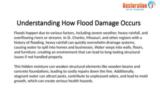 Flood Damage – How, Why, and What Do I Do Now? | PPTX