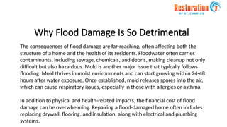 Flood Damage – How, Why, and What Do I Do Now? | PPTX