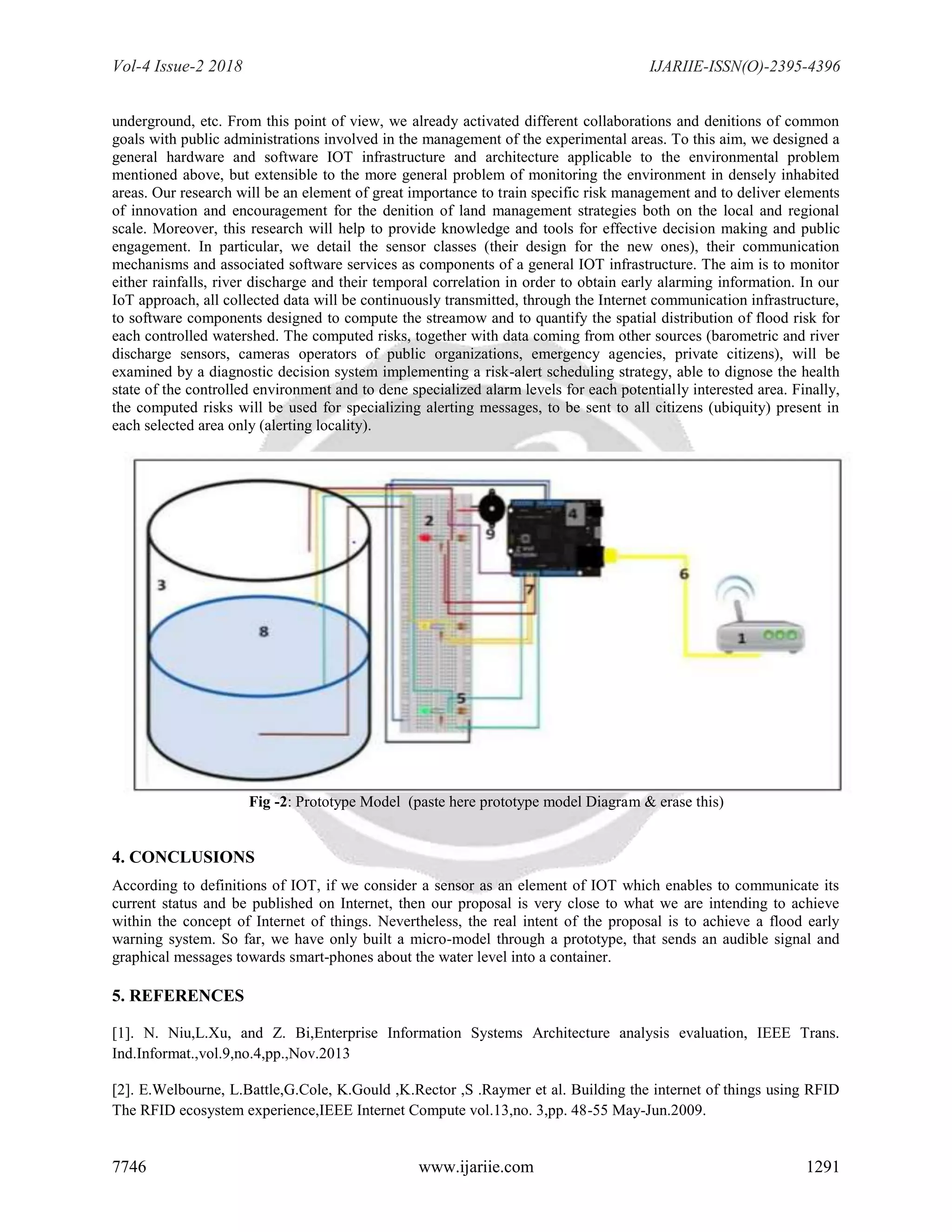 Flood detection using_iot_ijariie7746 | PDF