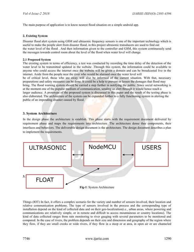 Flood detection using_iot_ijariie7746 | PDF