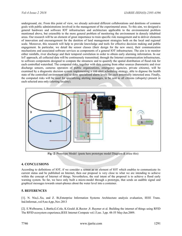 Flood detection using_iot_ijariie7746 | PDF