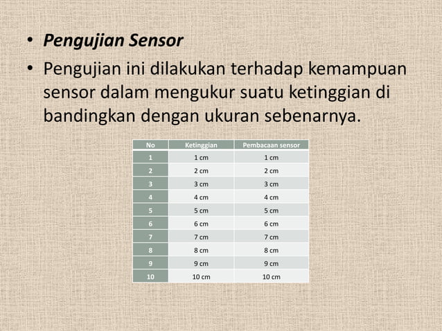 Flood detector Arduino Uno with Ultrasonic sensor | PPT