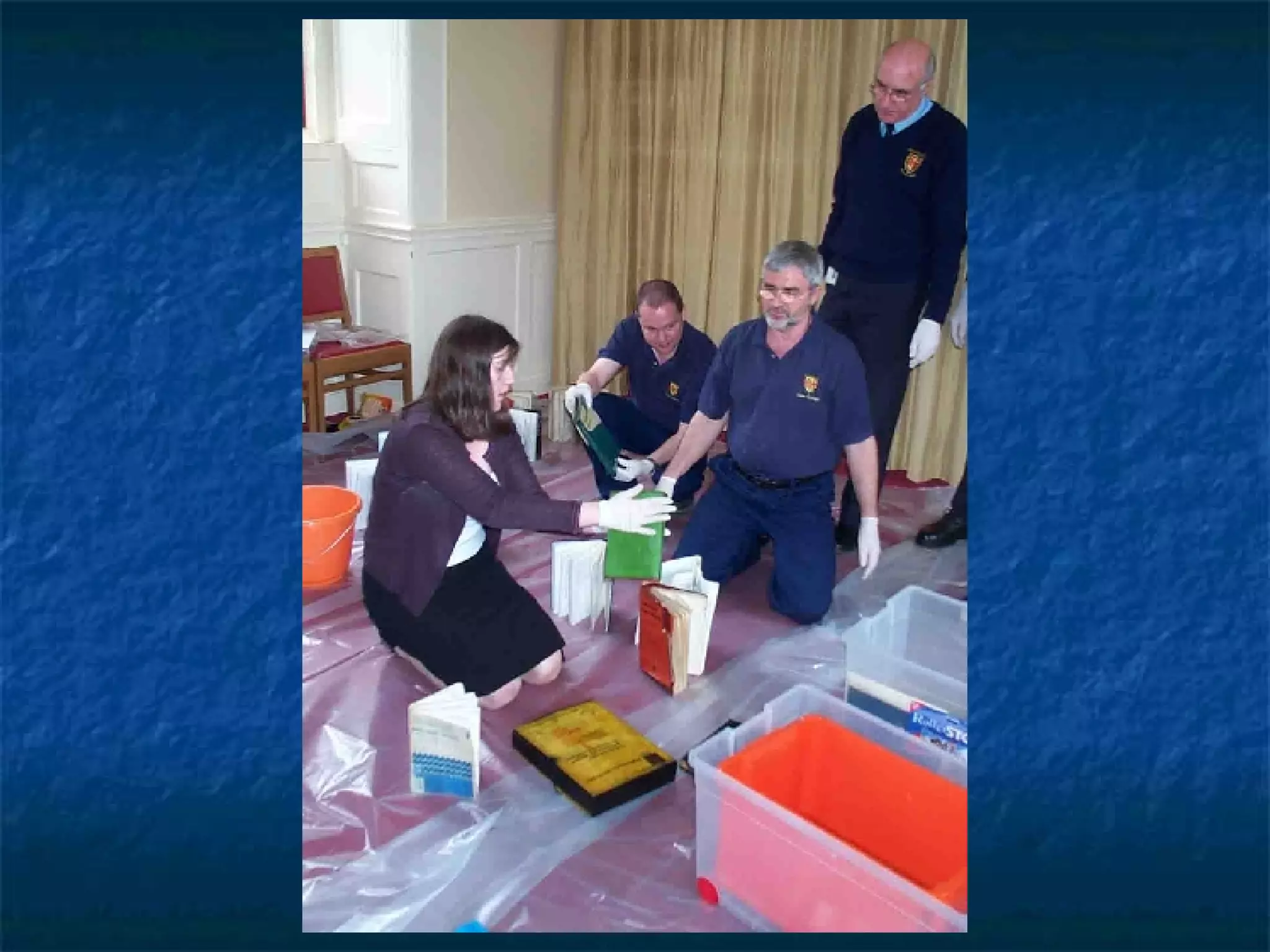 flooded paper how to deal with it | PPT