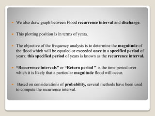 Flood frequency analyses | PPTX