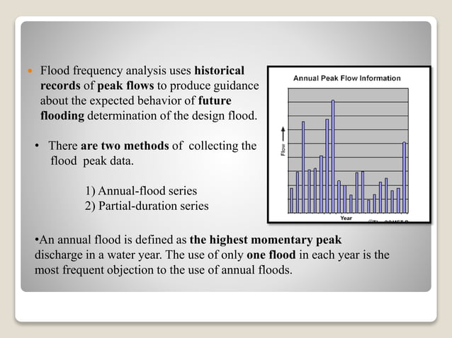Flood frequency analyses | PPTX | Civil Engineering Industry | Industries