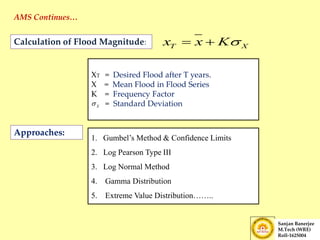 Flood frequency analysis | PPTX
