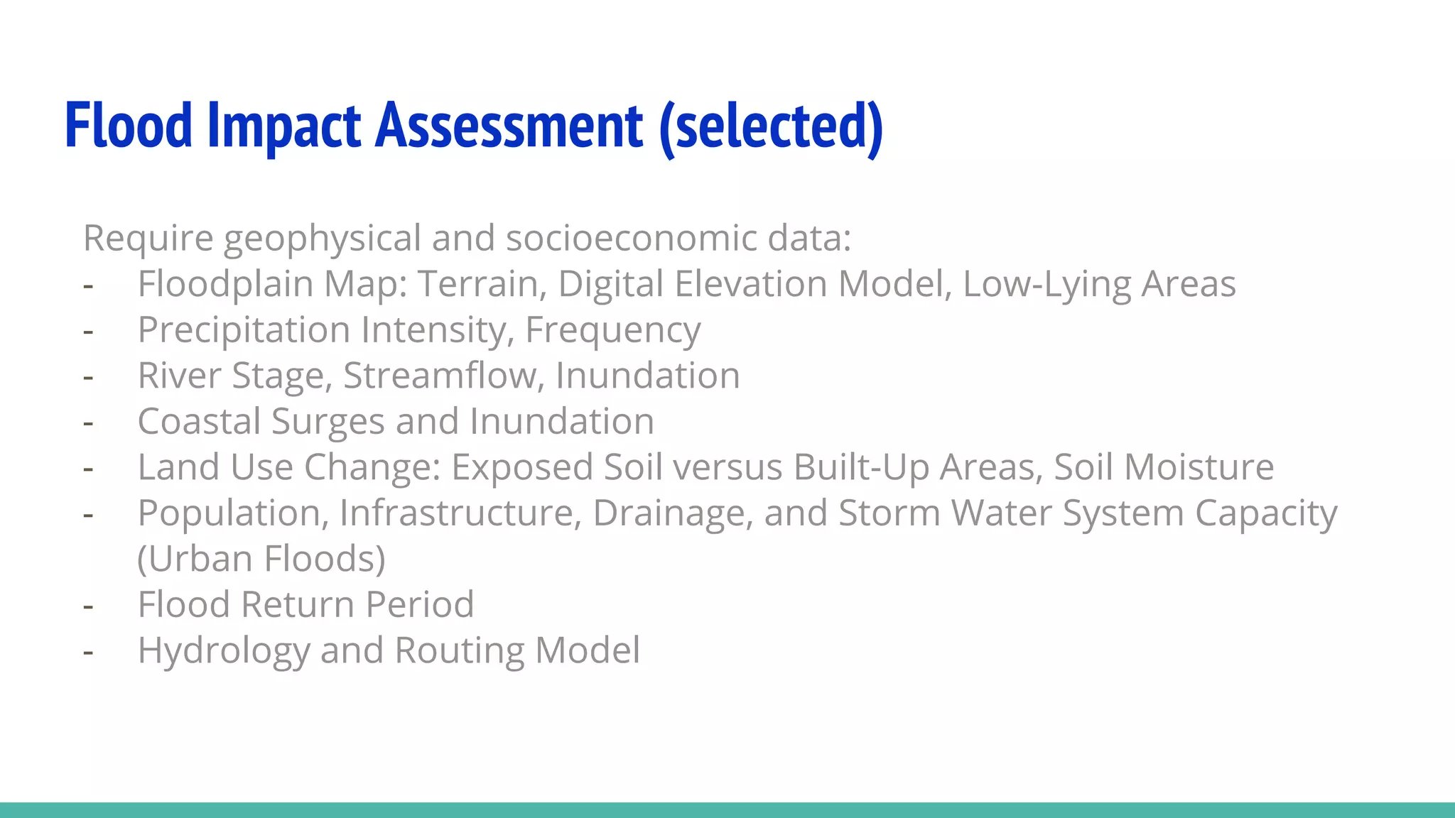 Flood Impact Assessment Approaches & Methods .pptx