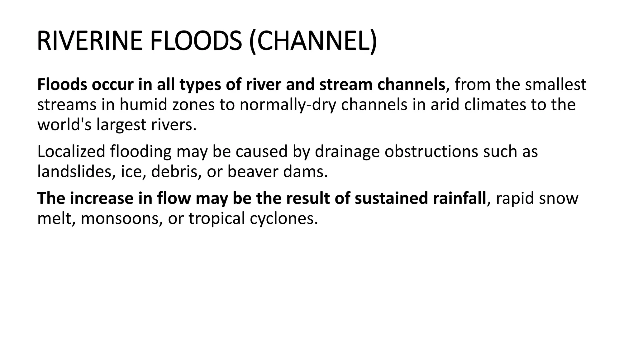 HUMANITIES YEAR 9: FLOODS | PPTX